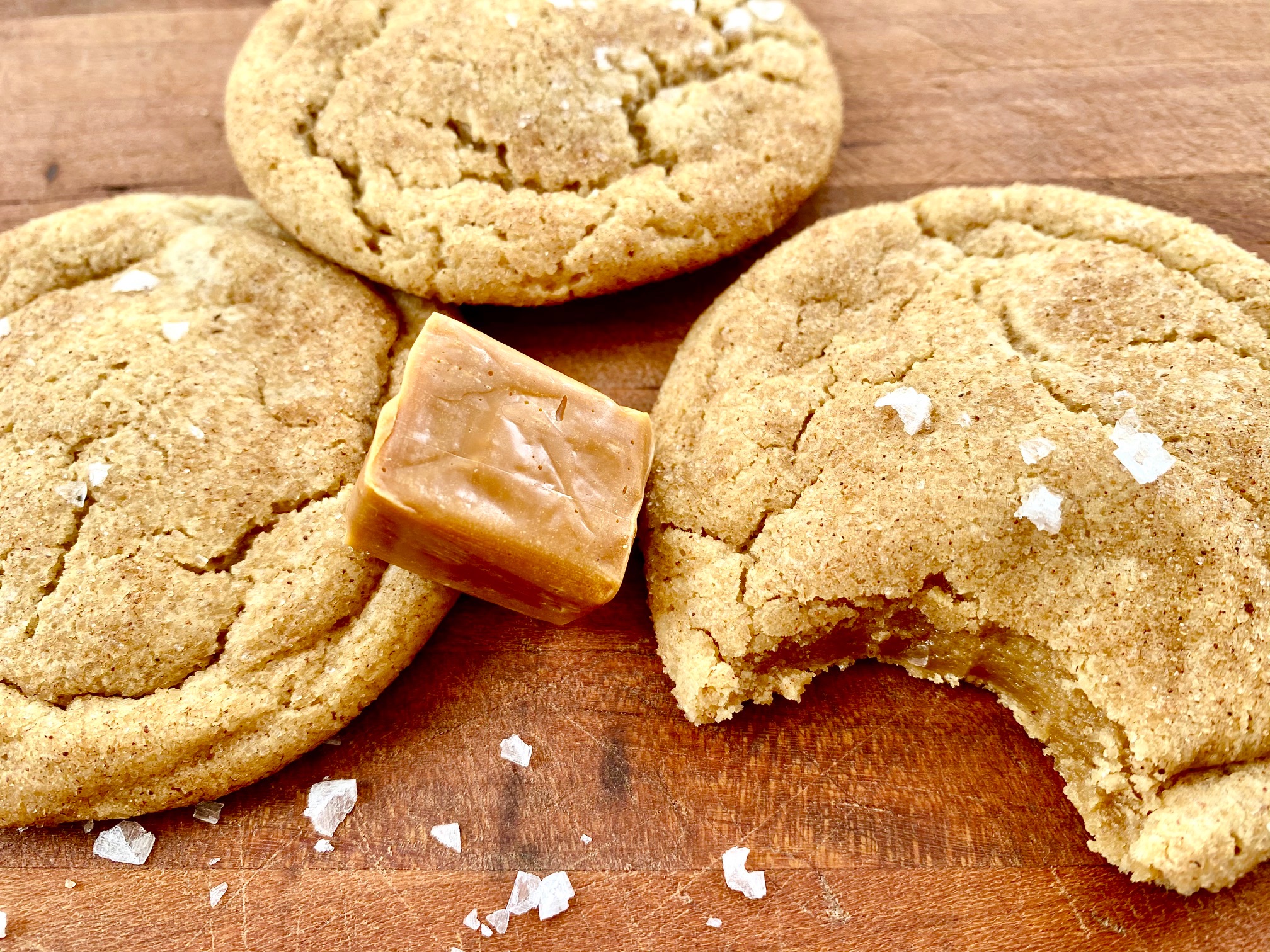 Sea Salt Caramel Brown Butter Snickerdoodles ⋆ That Which Nourishes