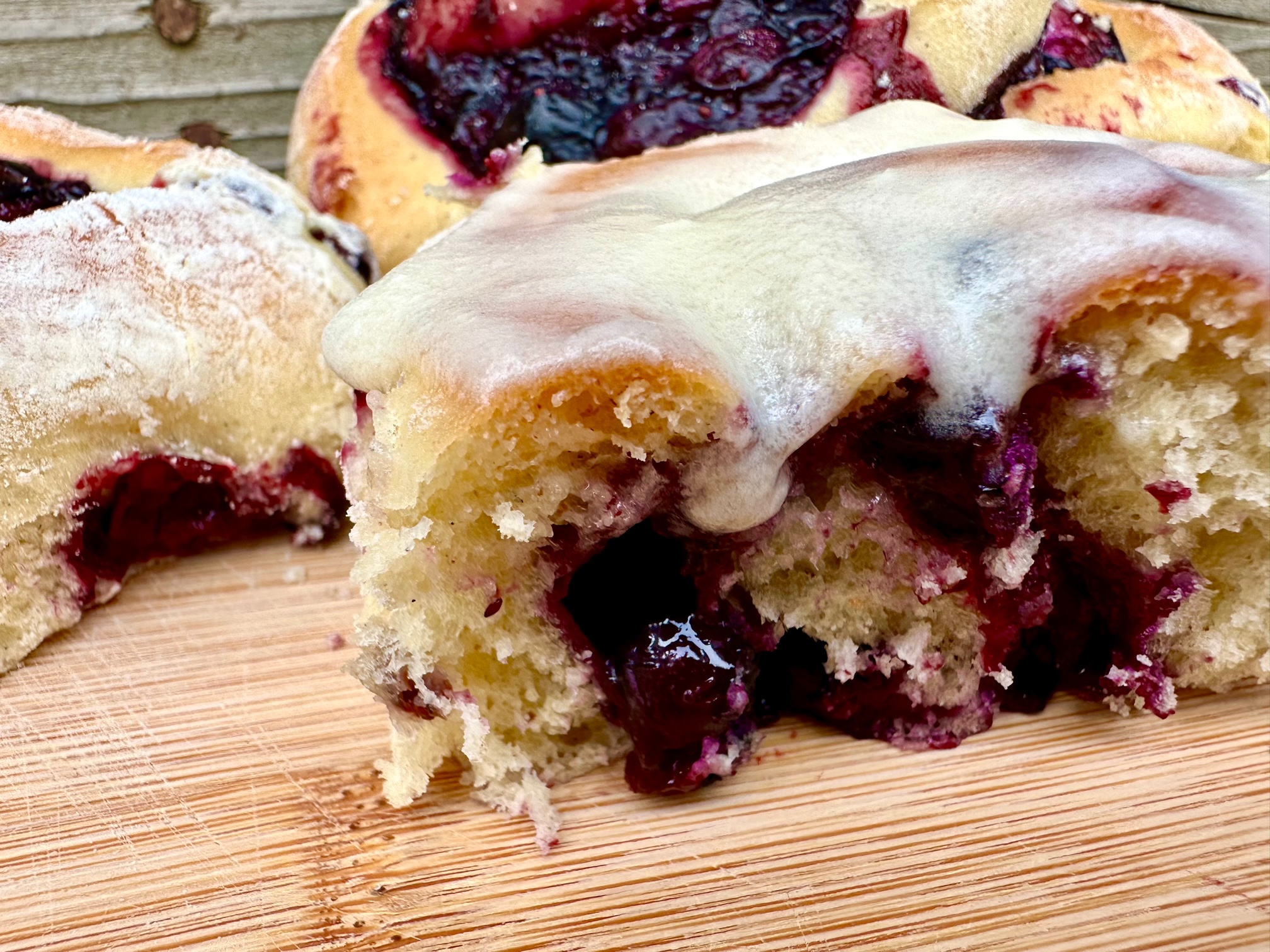 Blueberry Brioche Sweet Rolls with Lemon Cardamom Frosting ⋆ That Which ...